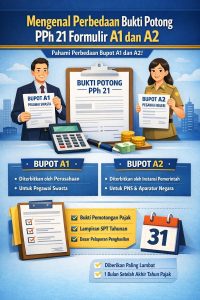 Mengenal Perbedaan Bukti Potong PPh 21 Formulir A1 dan A2 - Kingdom ...